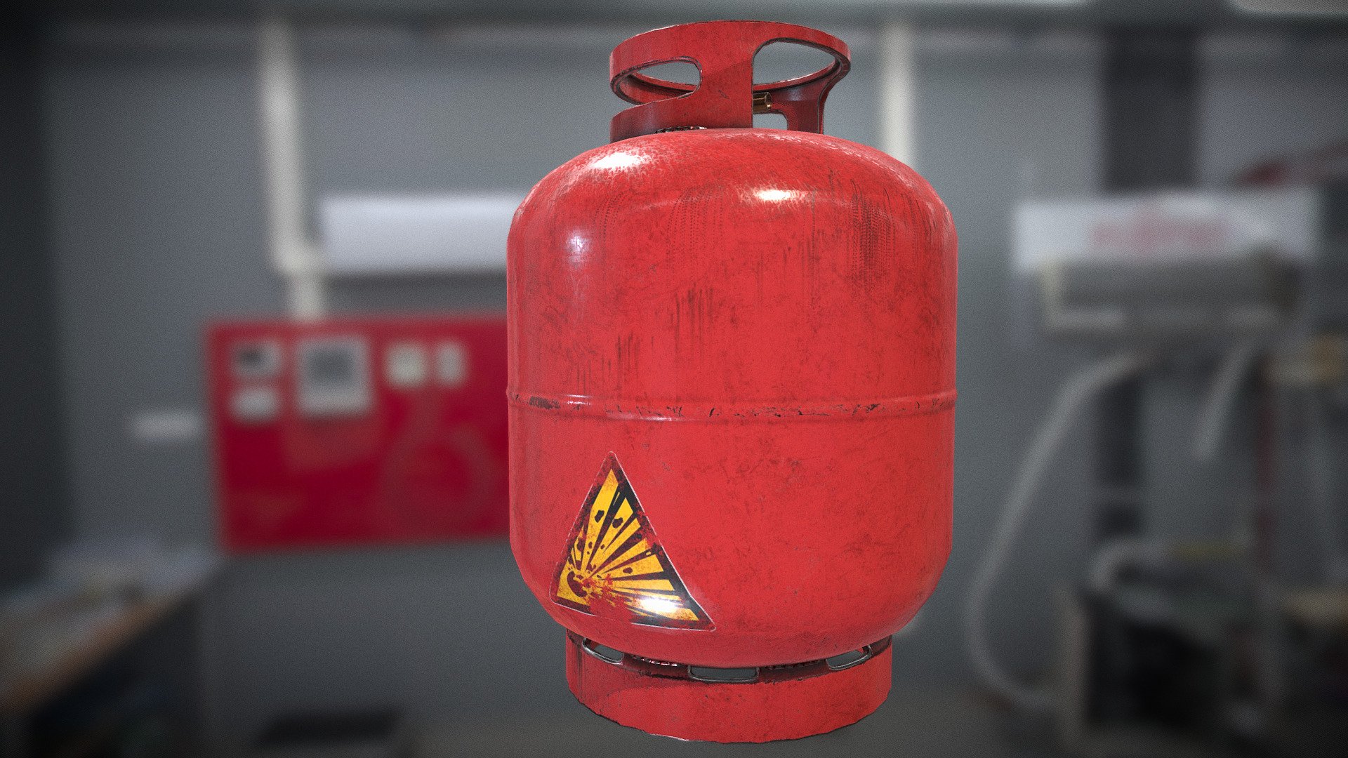 Gas Tank - 3D model by .GENEVIZ [1b4dd8b] - Sketchfab