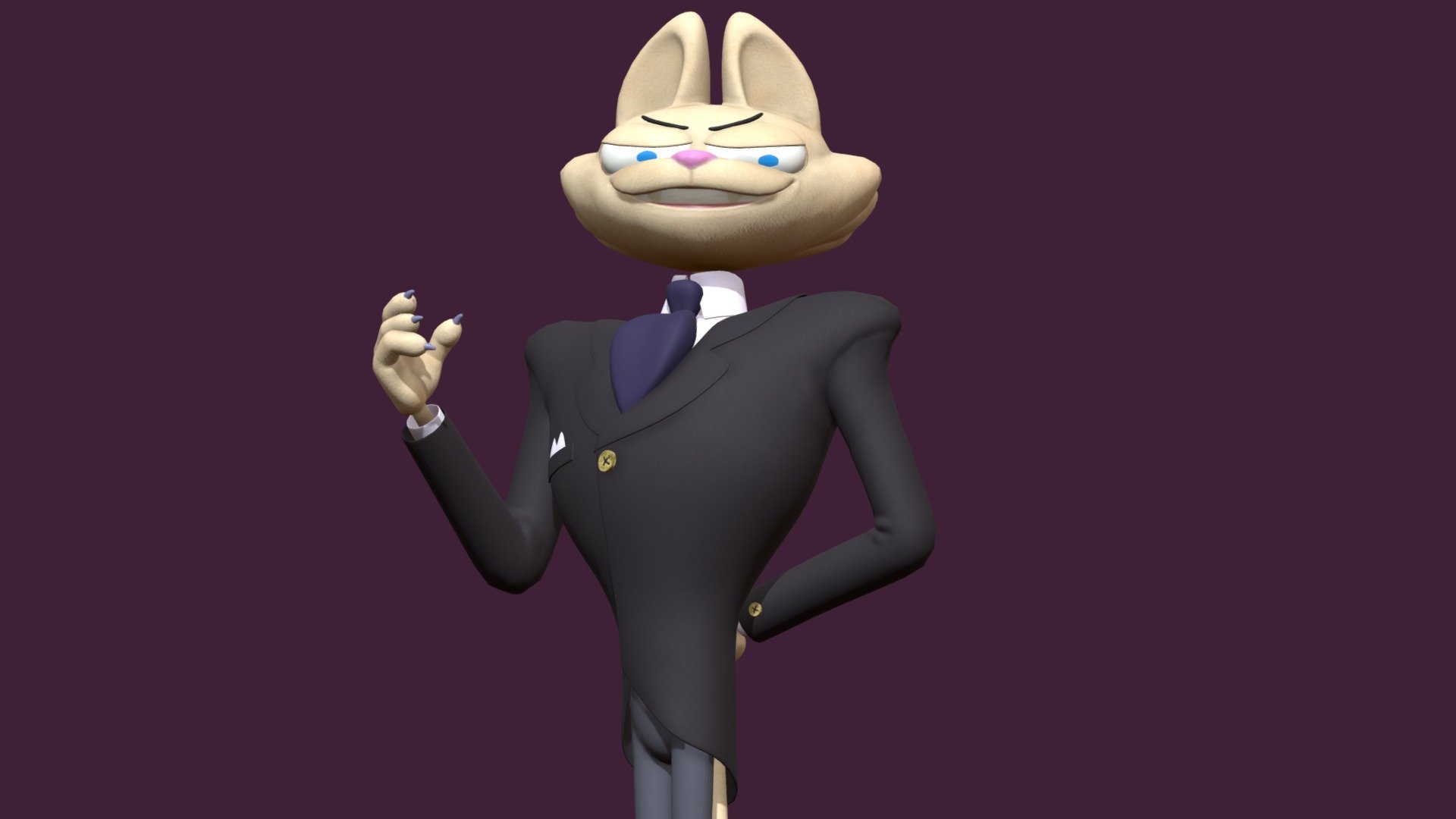CEO Cat - 3D model by Jose_A_Casillas (@jc2action12) [1b4e310] - Sketchfab
