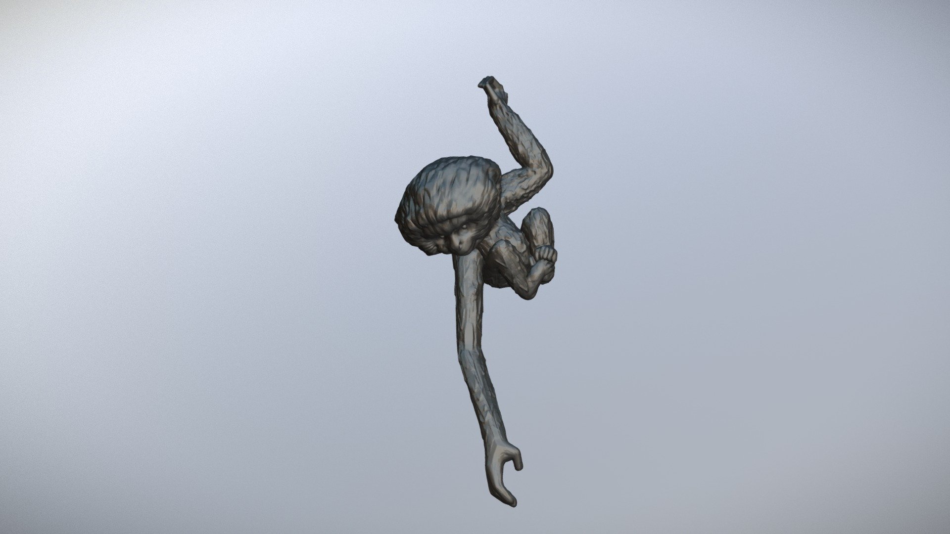 Gibbon For The Moon - 3D model by drachis [1b4e4bf] - Sketchfab