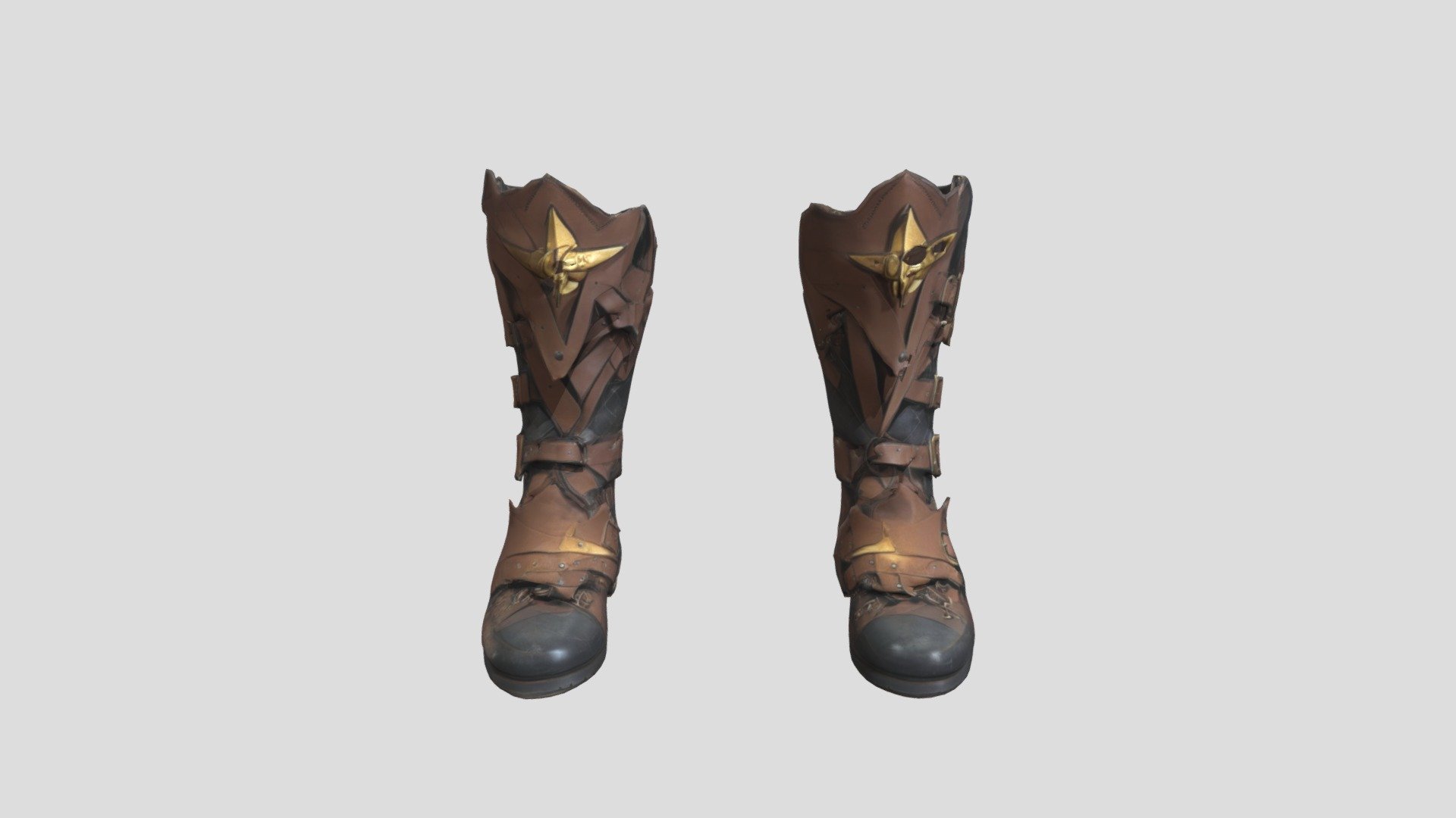 Warrior's Boots - 3D model by After Basics (@sarandevdvpm) [1b50222 ...