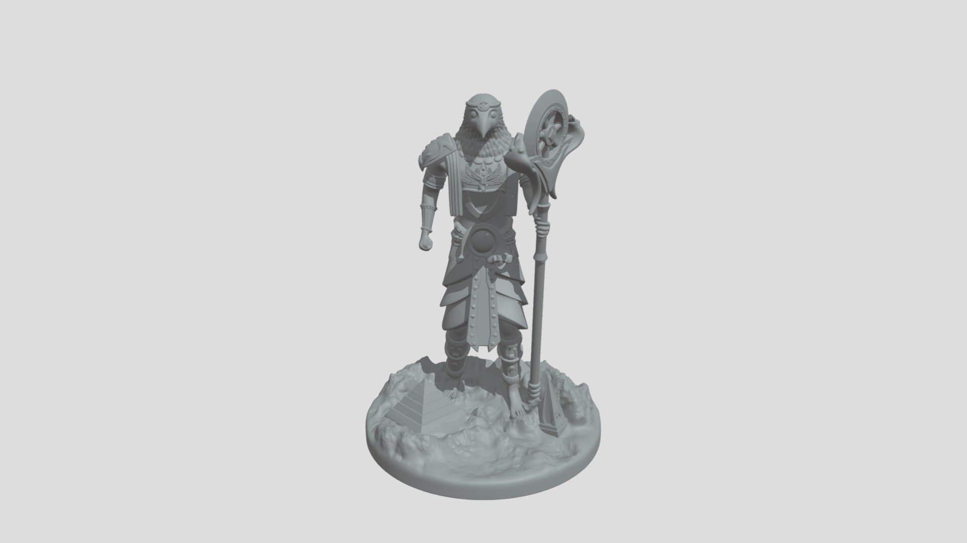 God Ra Miniature Print - 3D model by Joel (@JoelKilb) [1b5196b] - Sketchfab