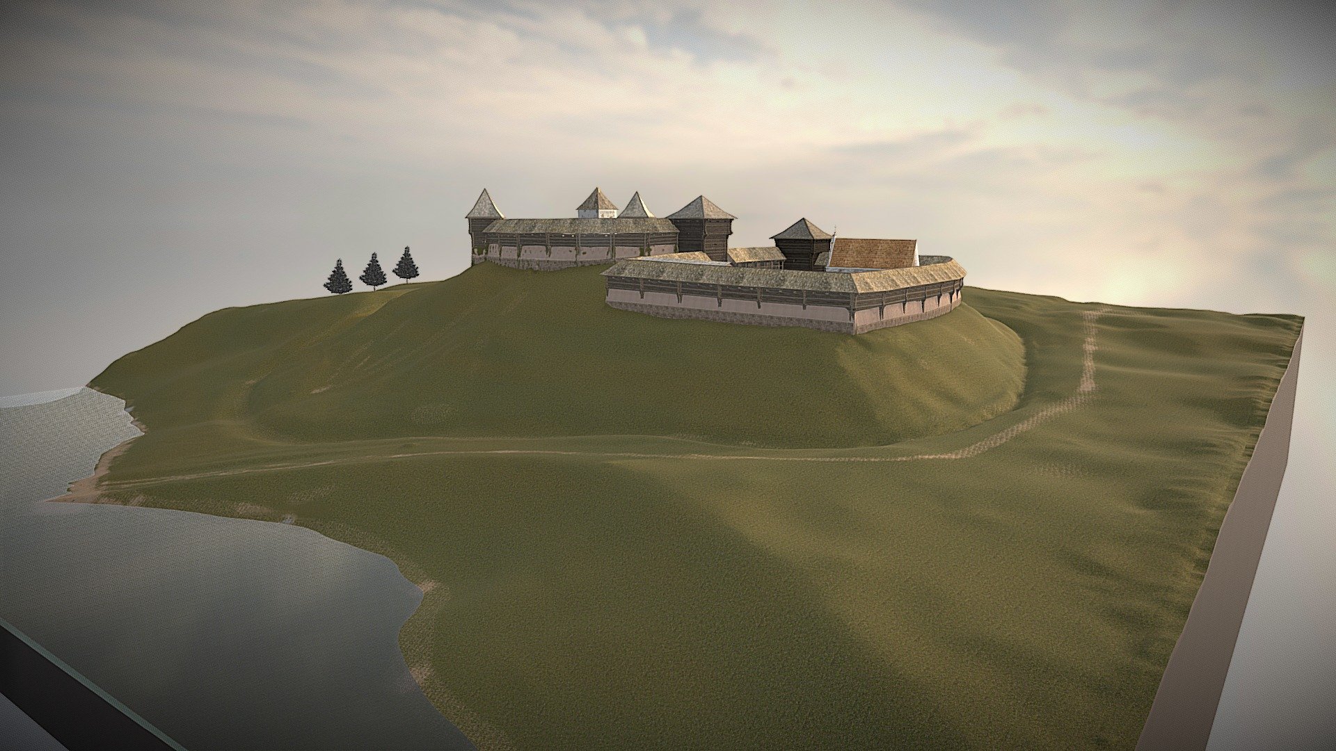 Mielnik Castle scan & digital reconstruction - 3D model by Saulius ...