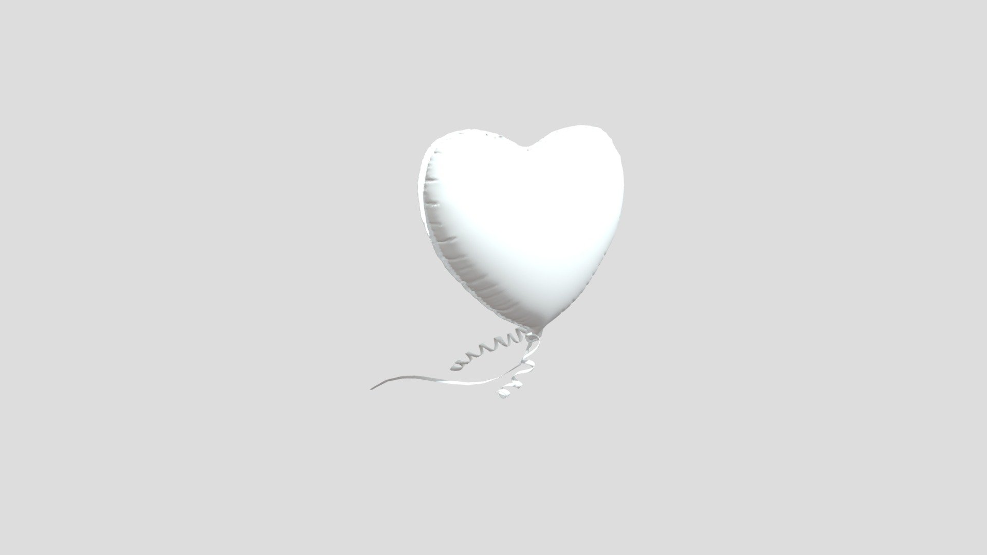 Baloon Heart Shape - 3D model by hisuman [1b53cef] - Sketchfab