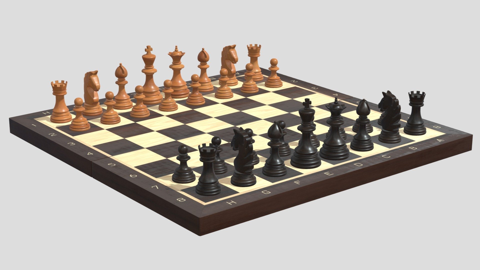 Chess Set (FBX) - 3D model by Jeyhun1985 [1b54047] - Sketchfab