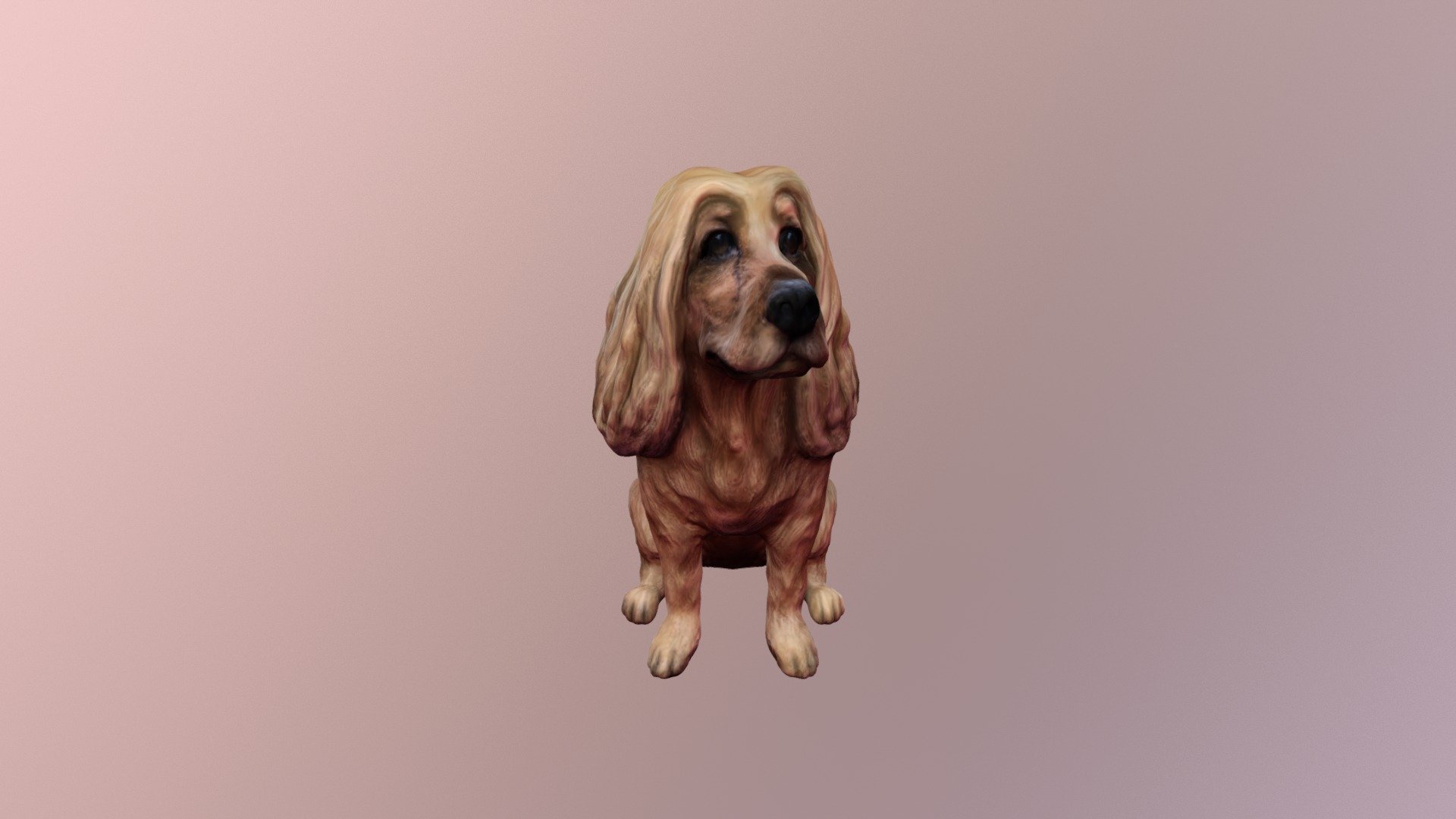 1802001 - Sidney the Cocker Spaniel - 3D model by Arty Lobster - Pet ...