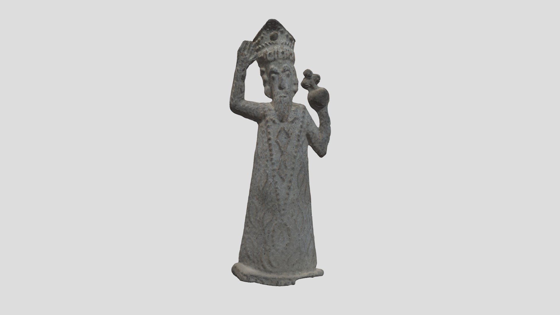 'Medieval Abbott' lead figurine - 3D model by Chau Chak Wing Museum ...