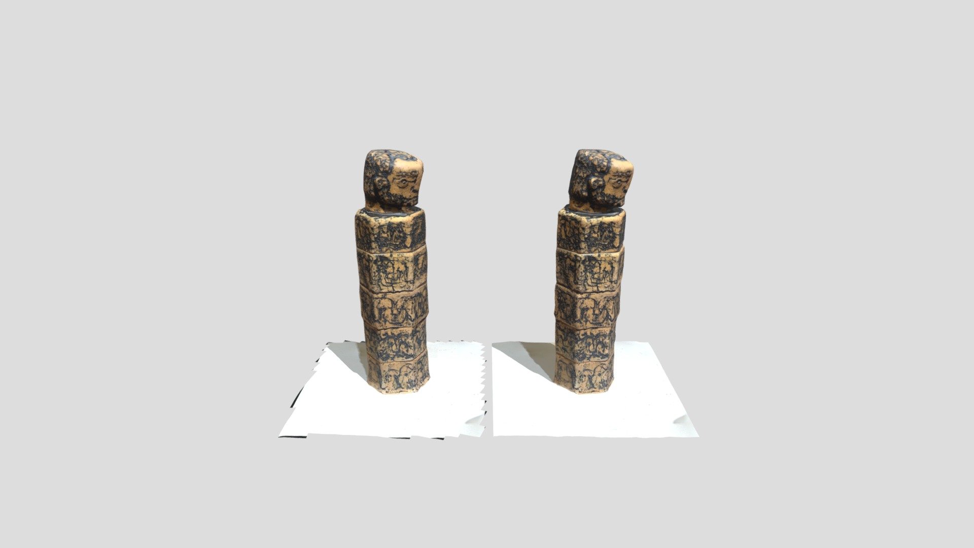 stone man sculpture scaned - 3D model by r8crew [1b56474] - Sketchfab
