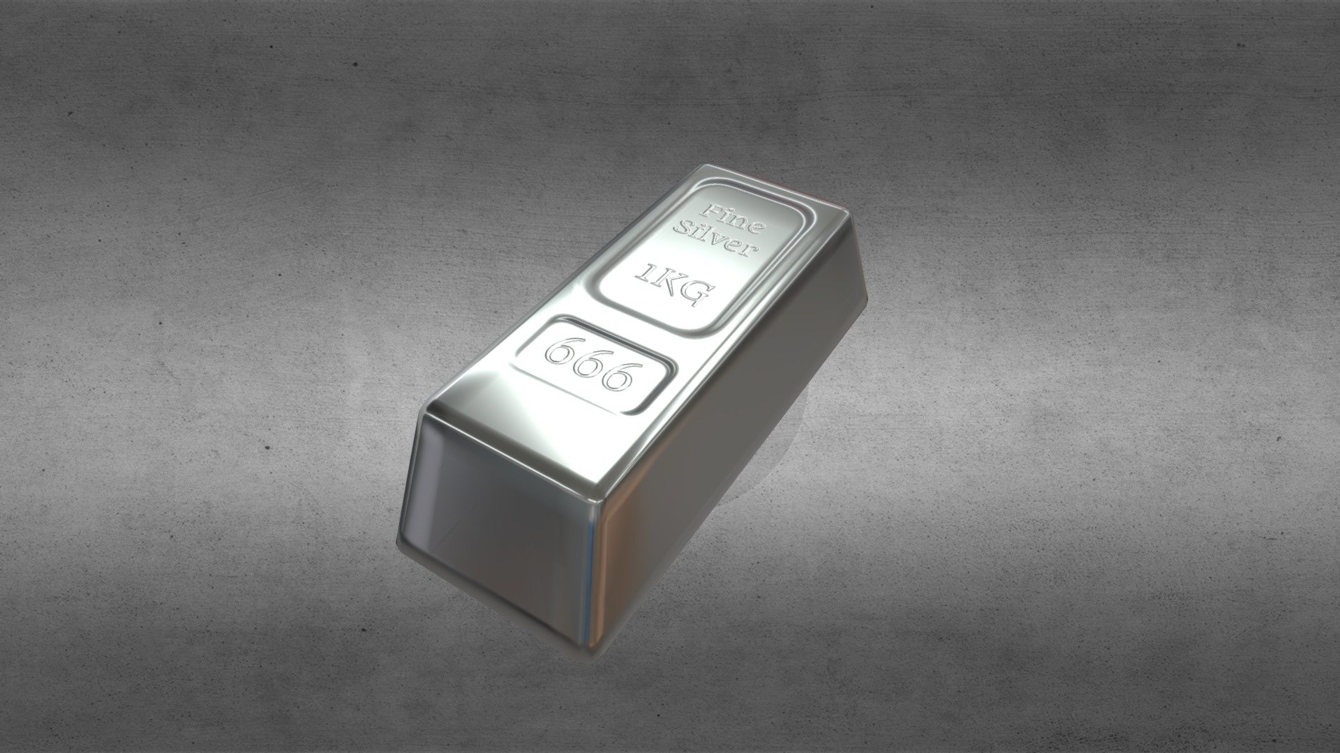 Silver Ingot - Download Free 3D model by 3DKoraX [1b56680] - Sketchfab