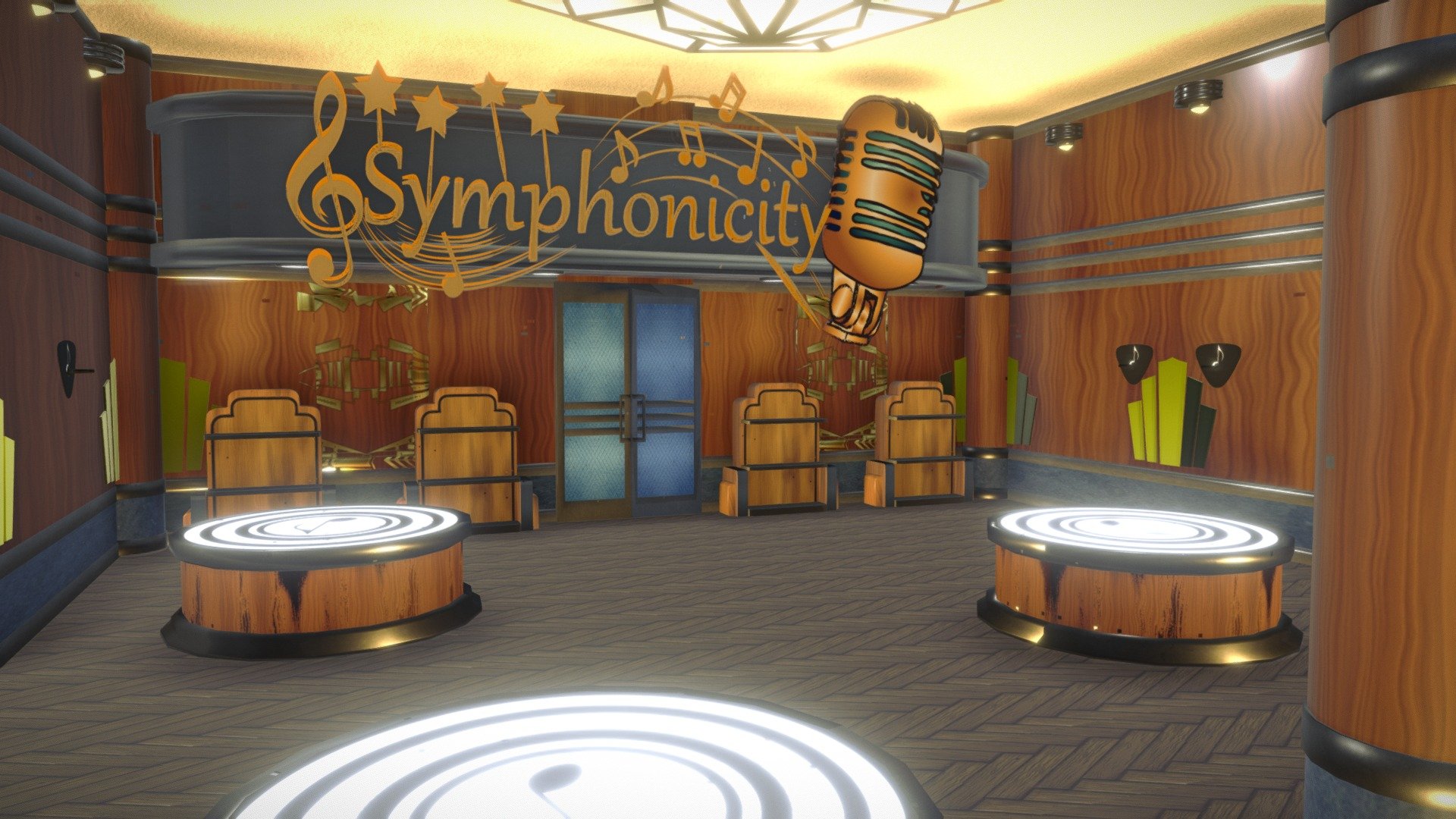 Music Studio Scene - 3D model by Matt Hazelworth (@MattHazelworth ...