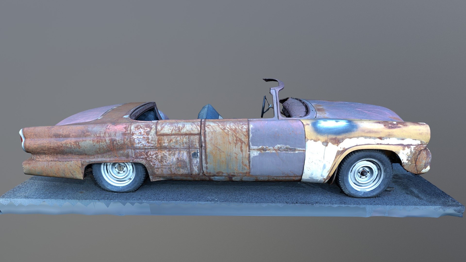 First rusty ol' car test - Download Free 3D model by Ørjan Sandland ...