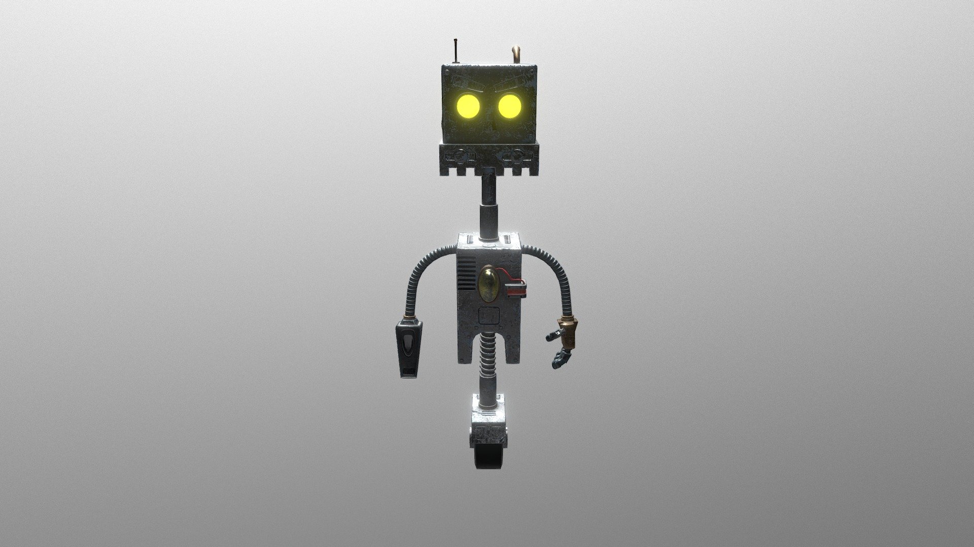 Robo Cleaner - 3D model by Daniel772 [1b56f96] - Sketchfab