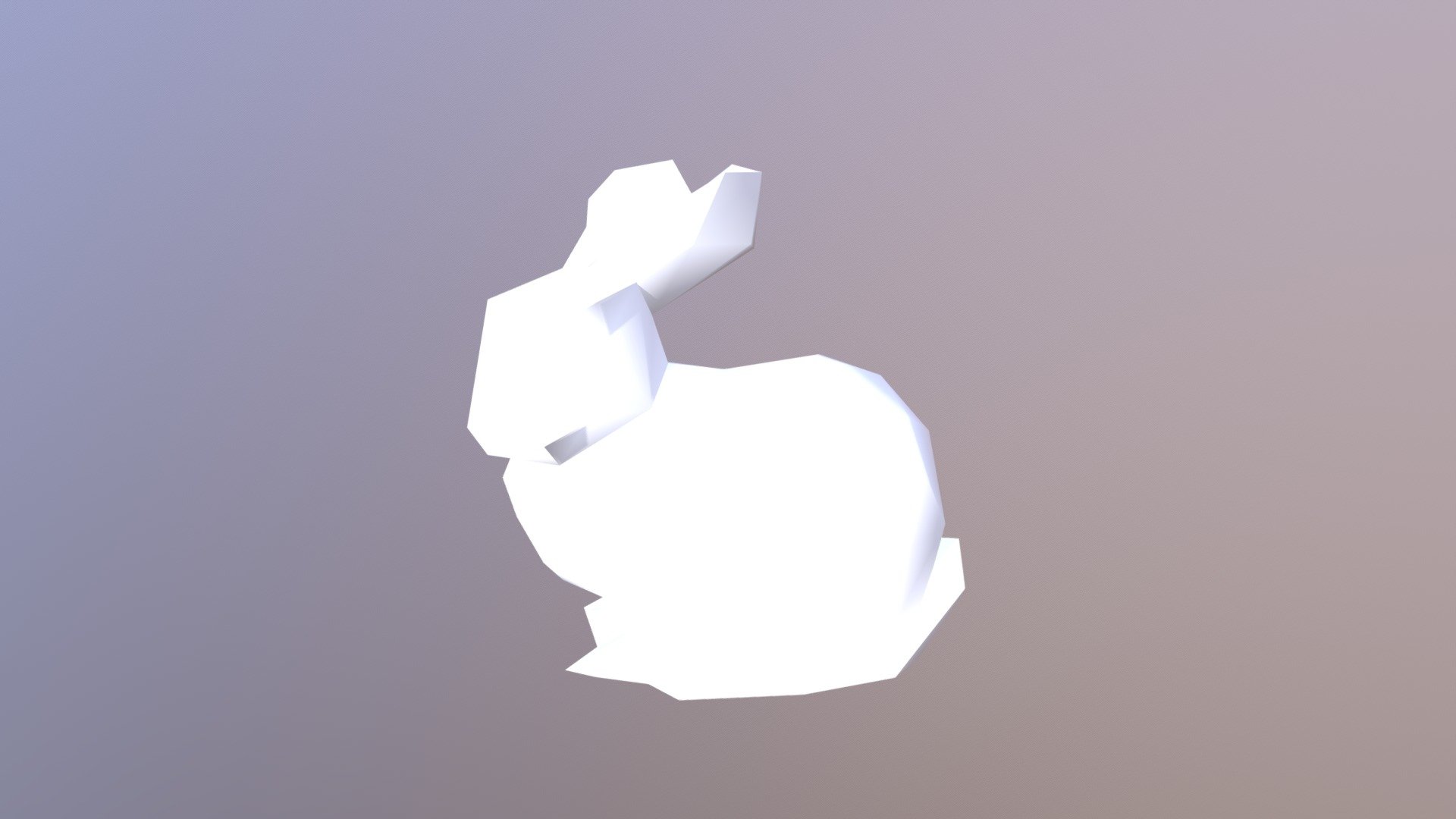 Bunny- Low Poly (1) - 3D model by niaccstem [1b57631] - Sketchfab