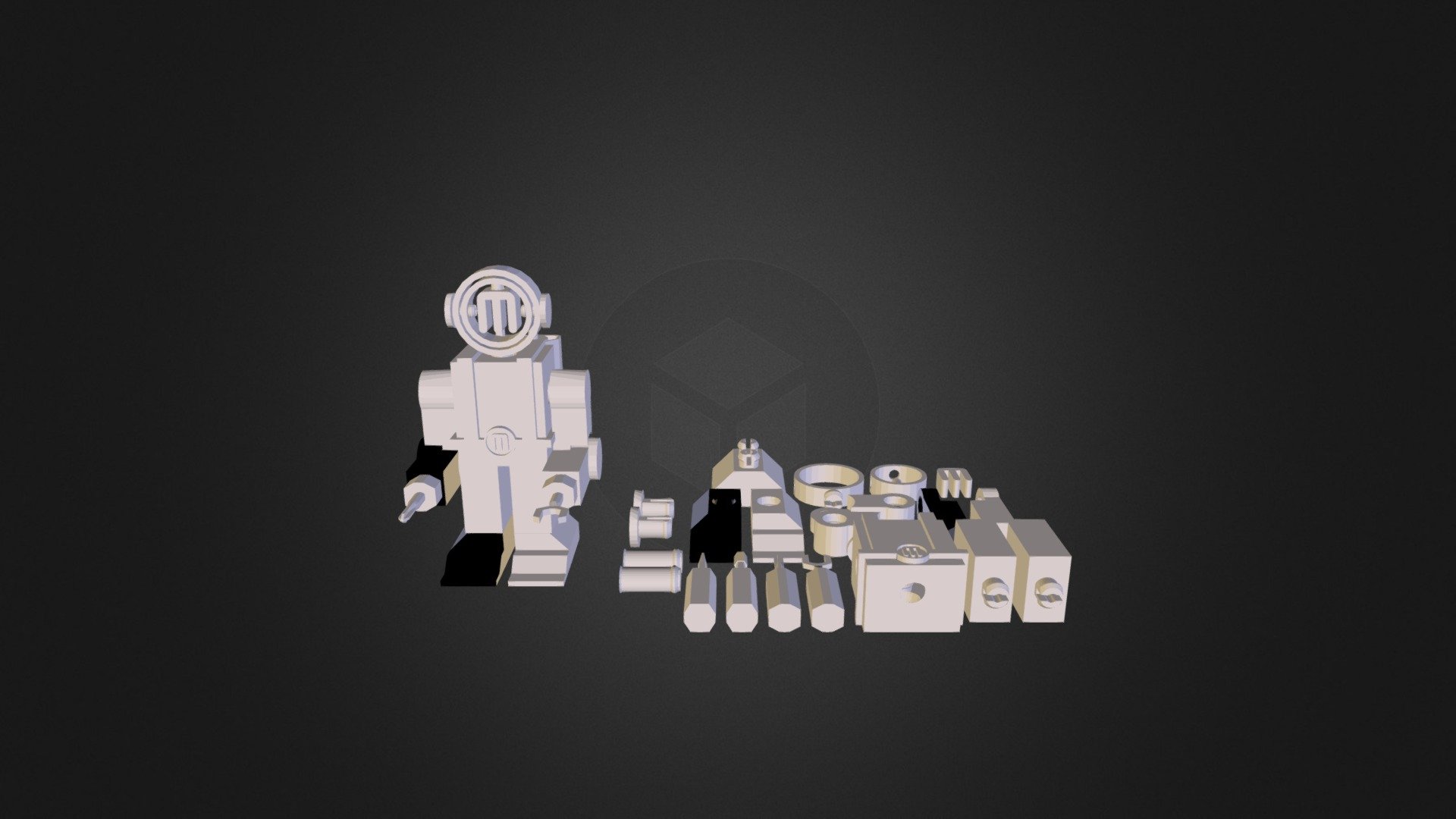 Makerbot Mascot - 3D model by 3dindustries [1b58645] - Sketchfab