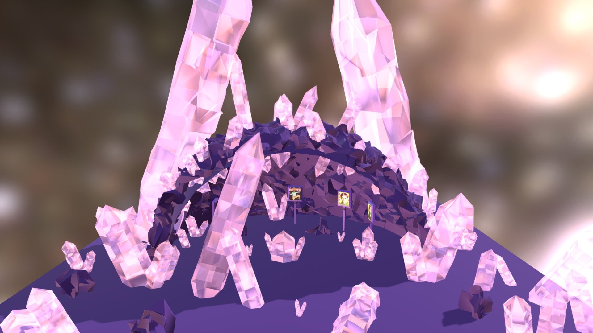 CRYSTAL FINAL - 3D model by Marcy (@marcymonko) [1b58839] - Sketchfab