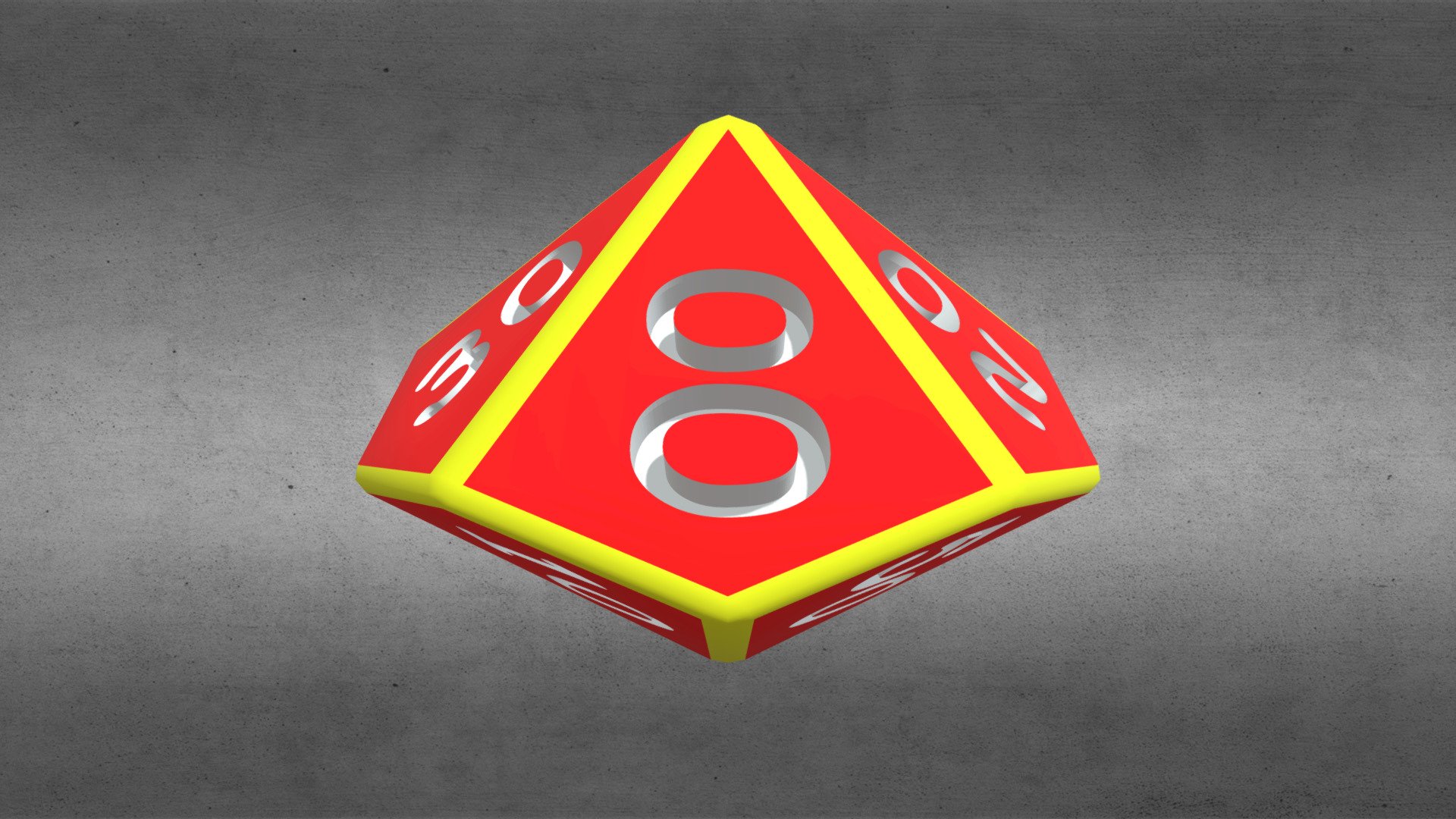 Dungeons & Dragons Rounded D10(10s) Die - 3D model by NinJOke [1b5a25d] - Sketchfab