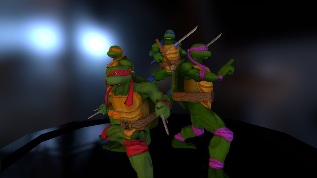 tmnt - A 3D model collection by huvilmmmg2 - Sketchfab