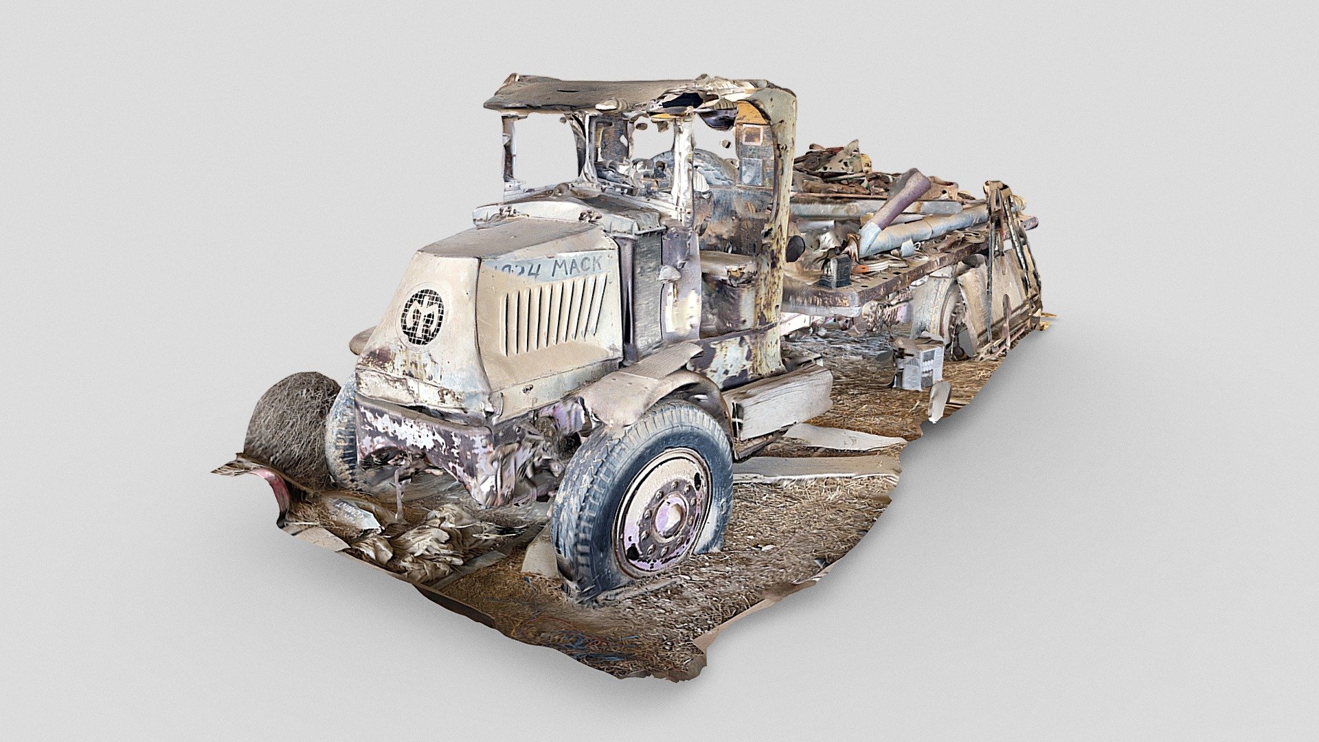 1924 Mack AC flatbed - Download Free 3D model by Emm (@edemaistre ...