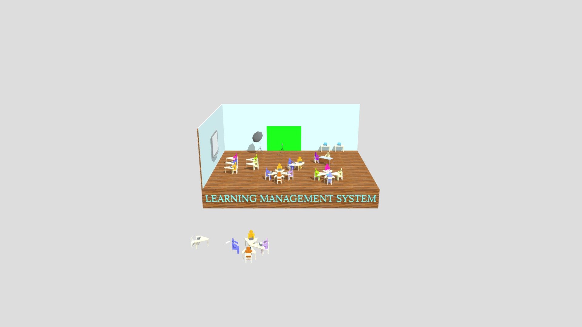 model classroom_obj - Download Free 3D model by drogalski [1b5a825 ...