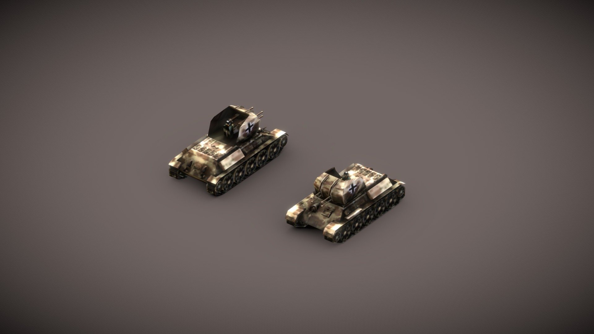 Flakpanzer T-34 - 3D model by AleksejFonGrozni [1b5ac48] - Sketchfab