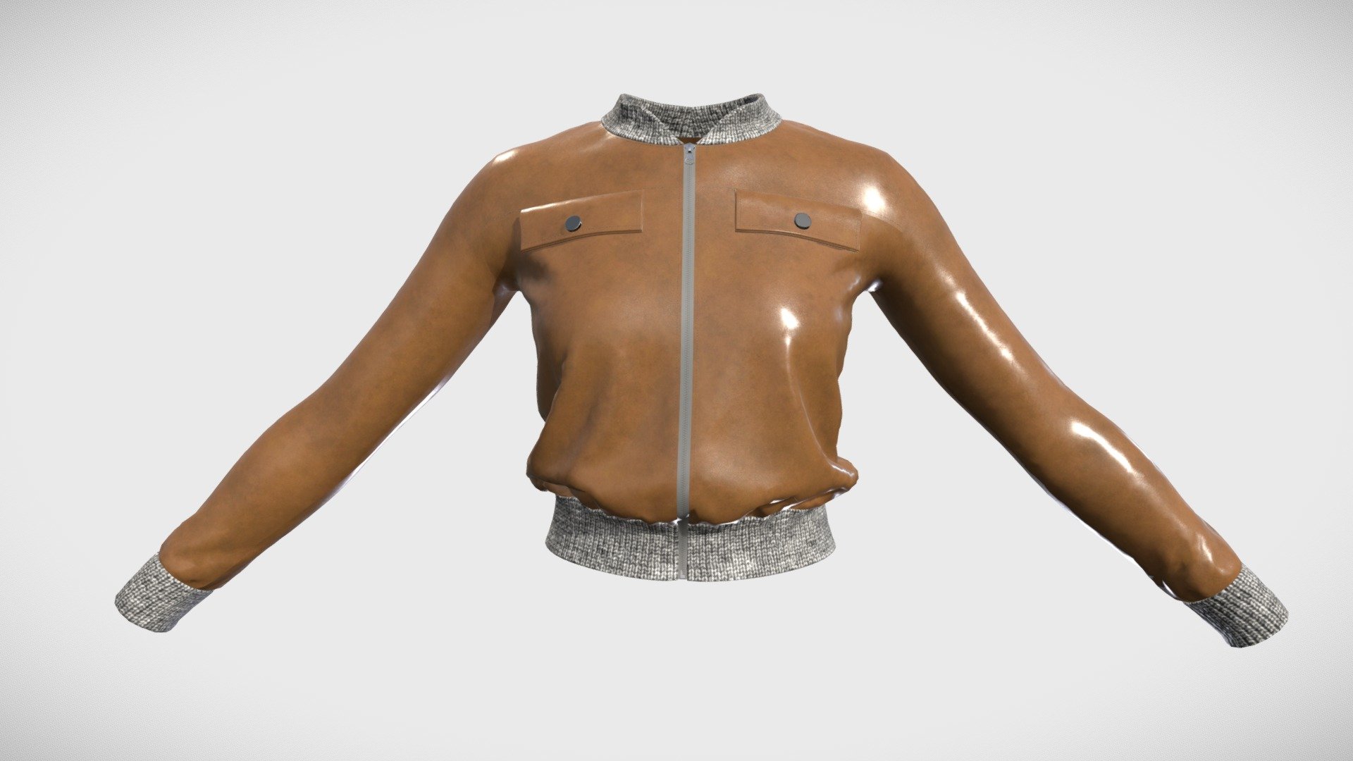 leather jacket - Download Free 3D model by Egorova_art [1b5d506 ...