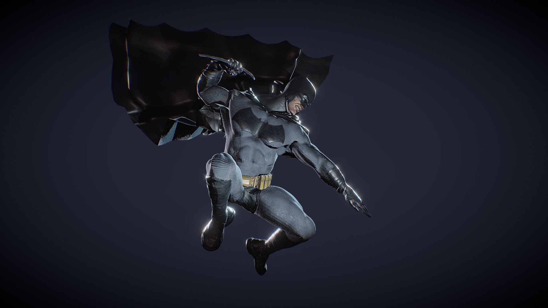 Batman 3d game ready blender unreal max - Buy Royalty Free 3D model by ...