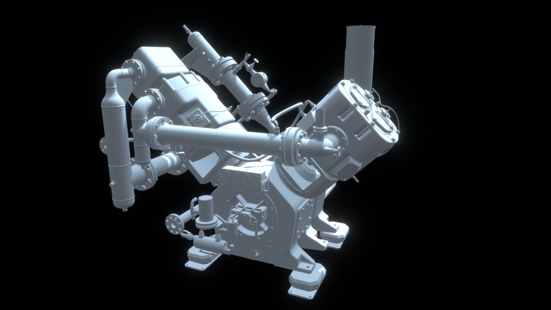 COMPRESSOR BELISS SKID - VH09H3N - 3D model by apoiocad [1b5d844 ...