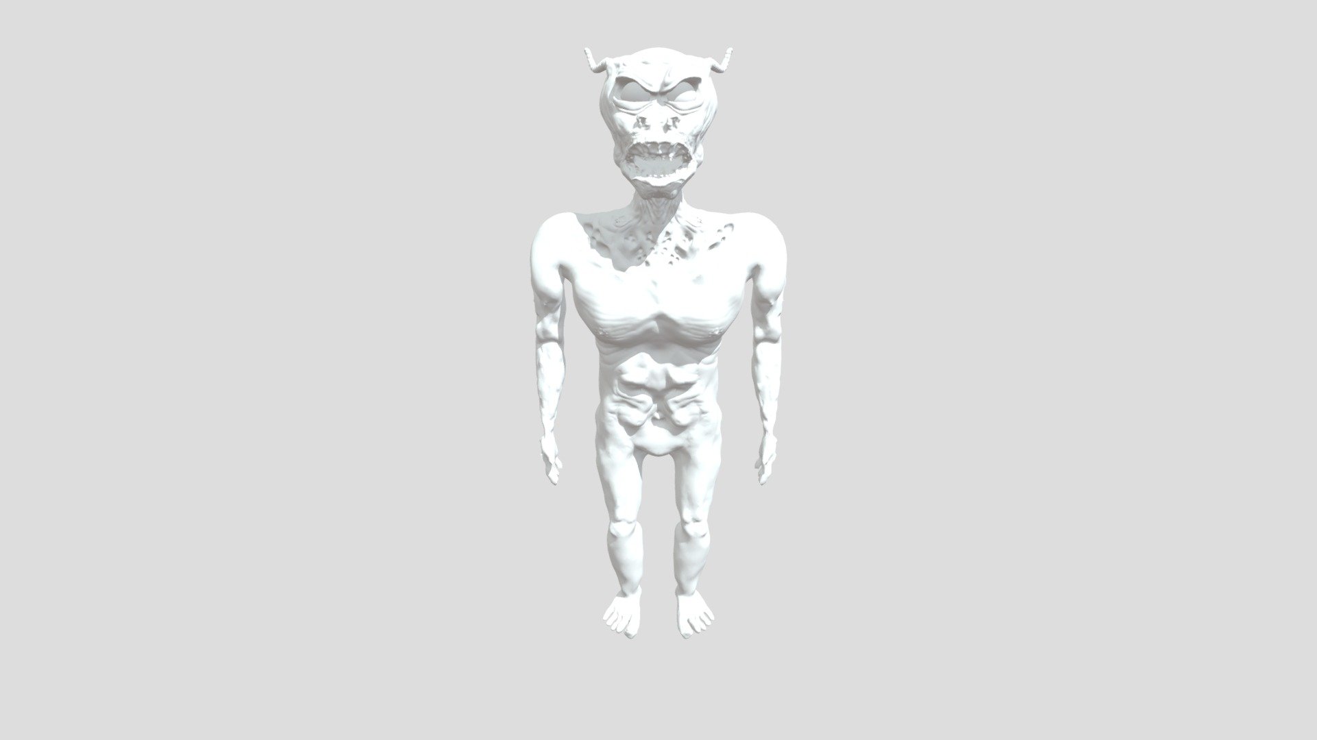 Demon Sculpt - Download Free 3D model by adrian-kunz [1b5e536] - Sketchfab