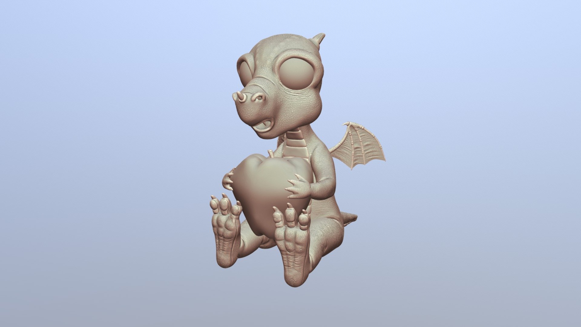 Baby dragon - 3D model by frezer2011 [1b5ea66] - Sketchfab