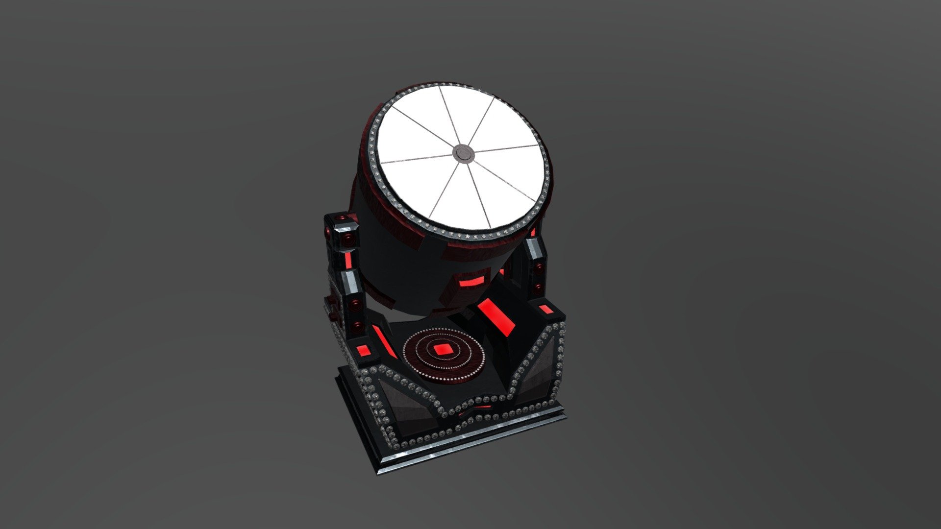 Giant Retro Dieselpunk Searchlight - 3D model by tjhunter51 [1b60789 ...