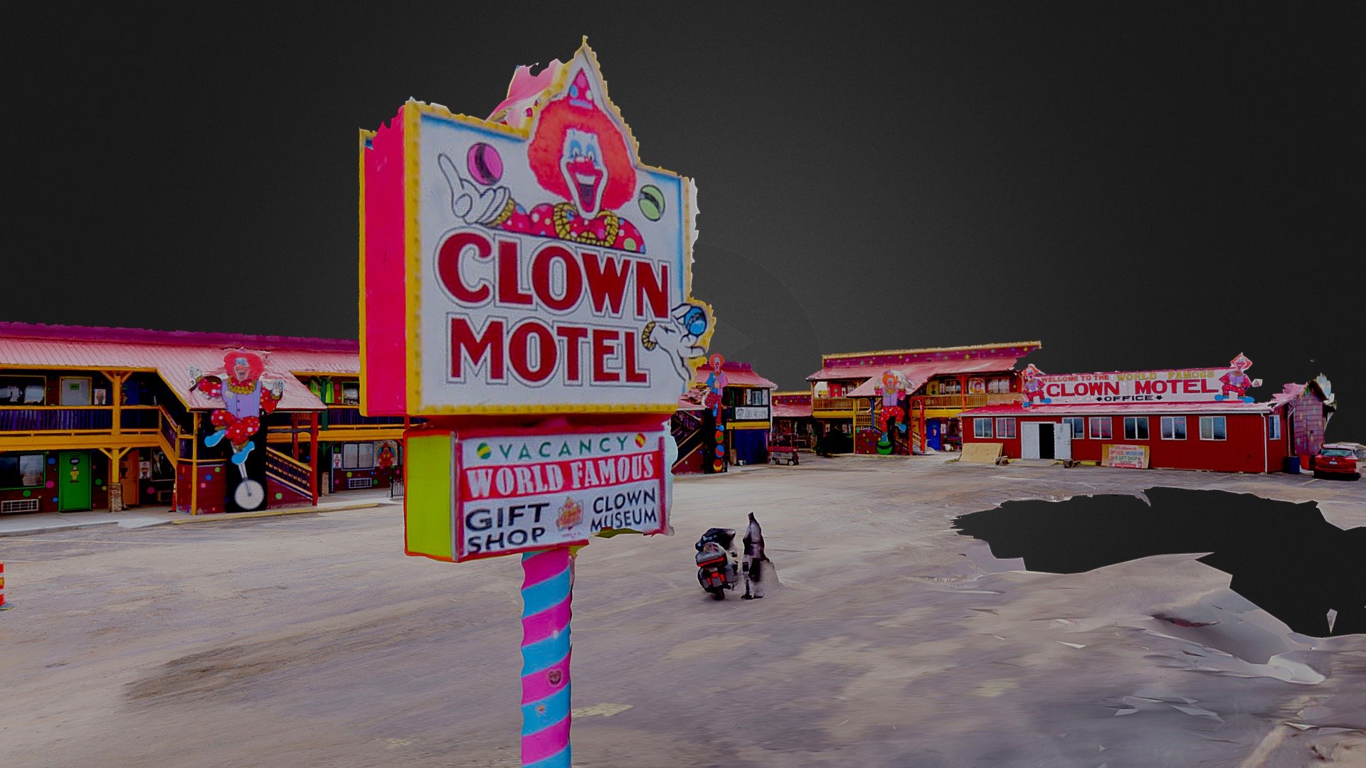 Clown Motel - 3D model by John Toeppen (@toeppen) [1b60ae6] - Sketchfab