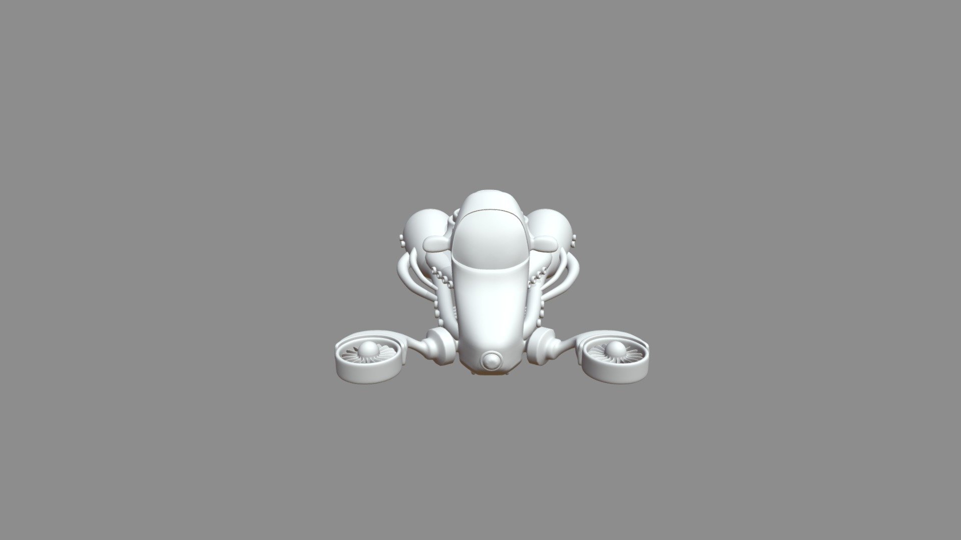 Flying motorcycle - 3D model by laurie.w [1b60c30] - Sketchfab