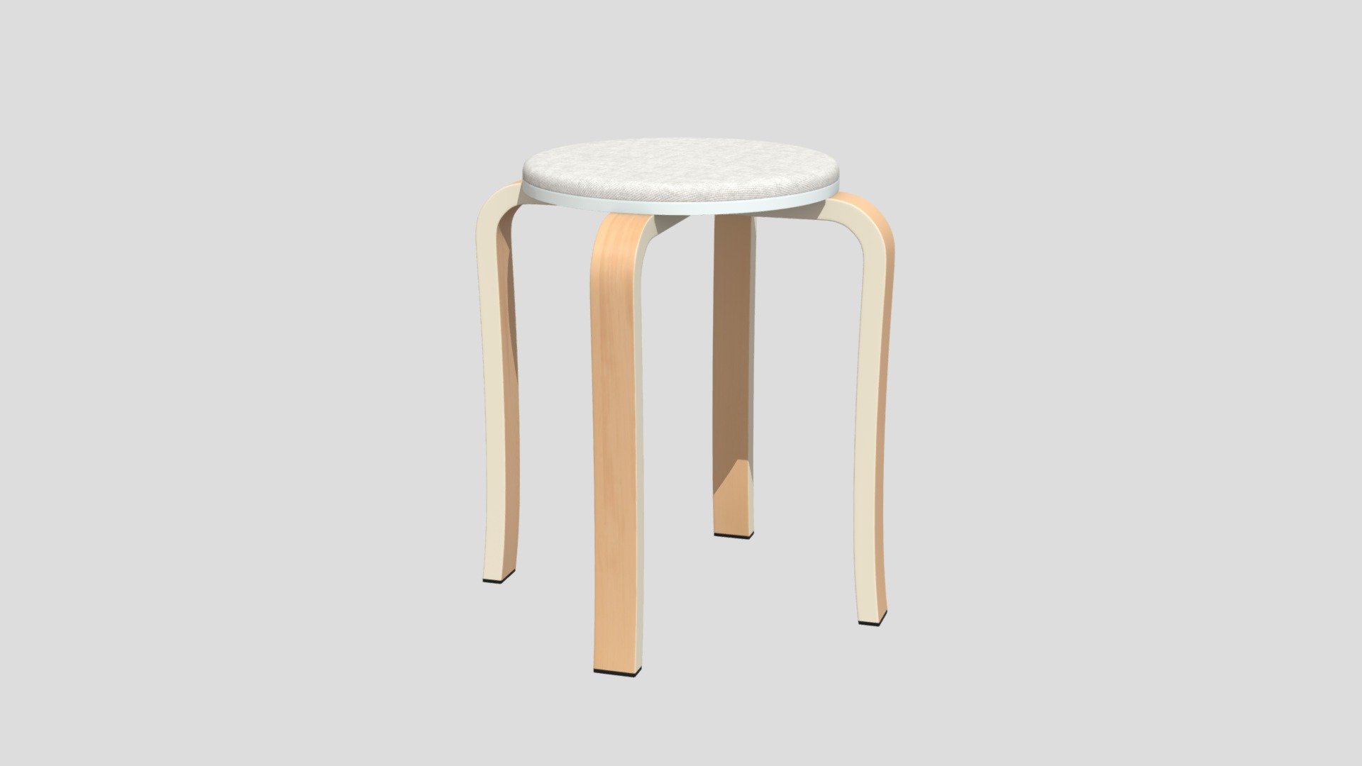 High Stool - Buy Royalty Free 3D model by Diggory [1b6196d] - Sketchfab ...