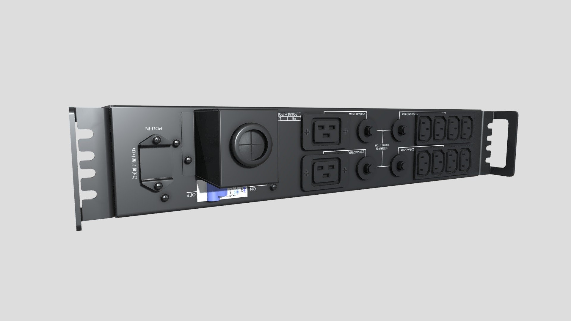 Single Unit PDU for Liebert ITA2 - 3D model by Vertiv [1b62b25] - Sketchfab