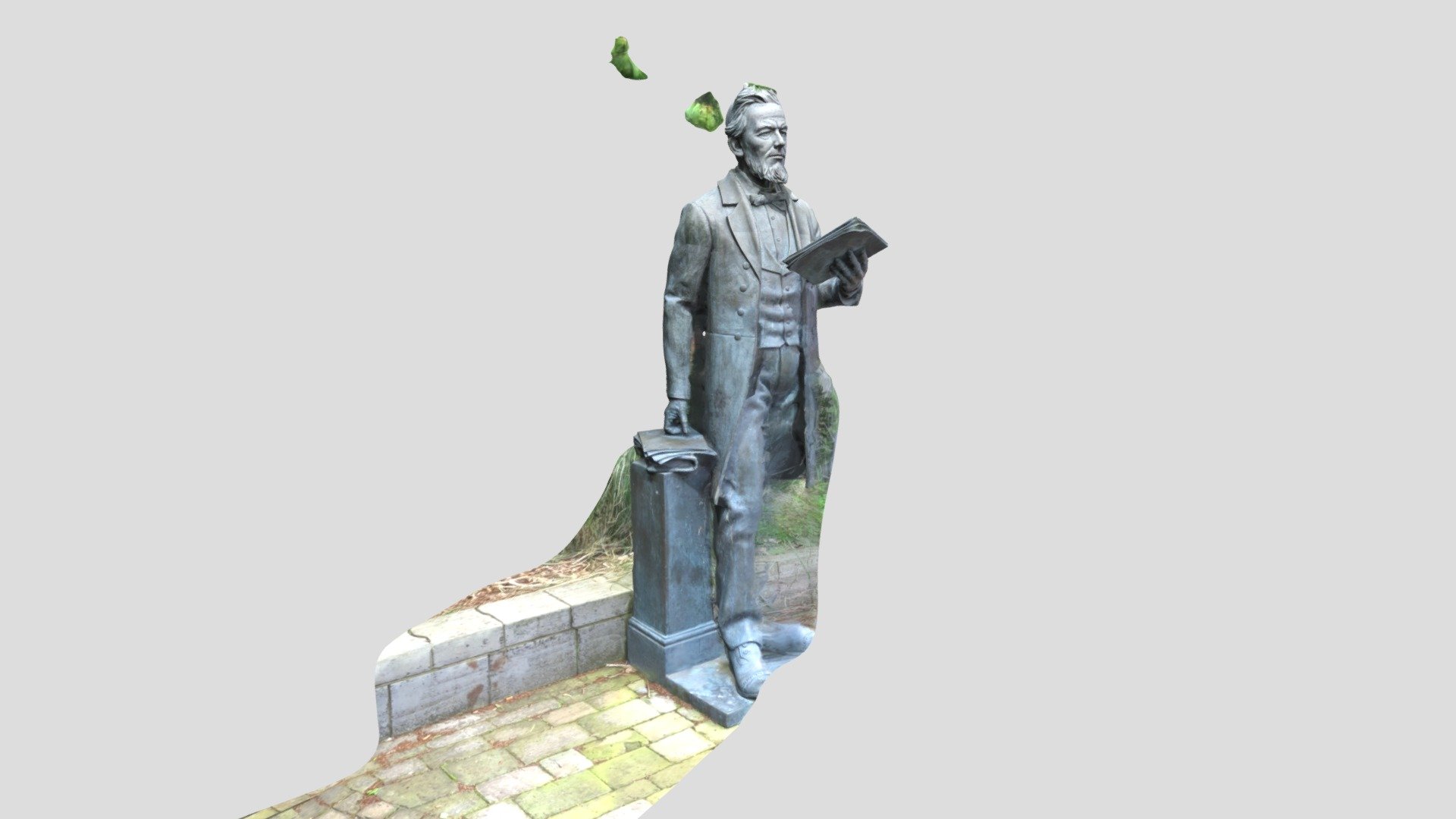 Benjamin Brierley Statue - 3D model by ursulackah [1b62fce] - Sketchfab