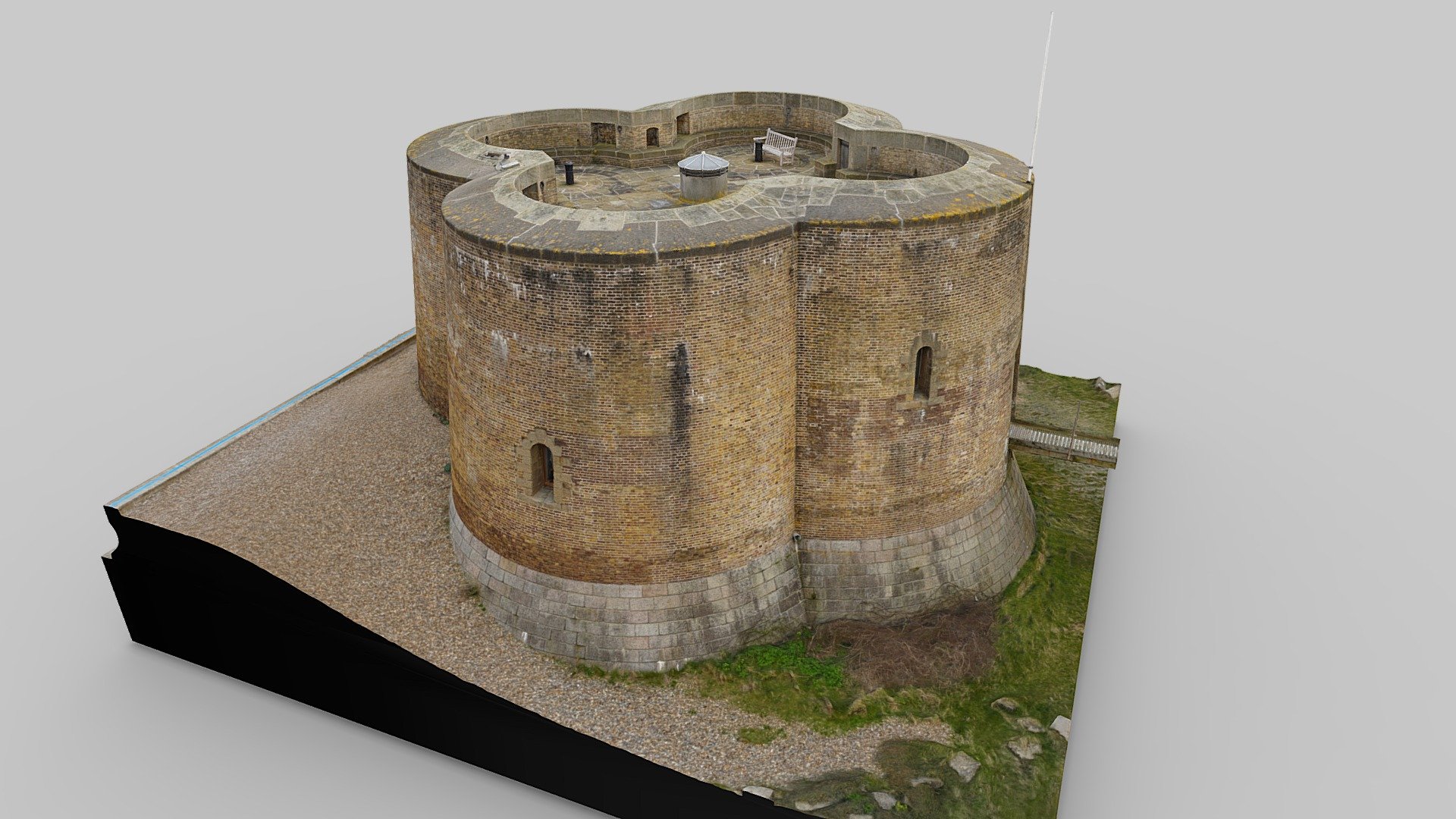 Aldeburgh Martello Tower - Download Free 3D model by artfletch [1b64e7b] - Sketchfab