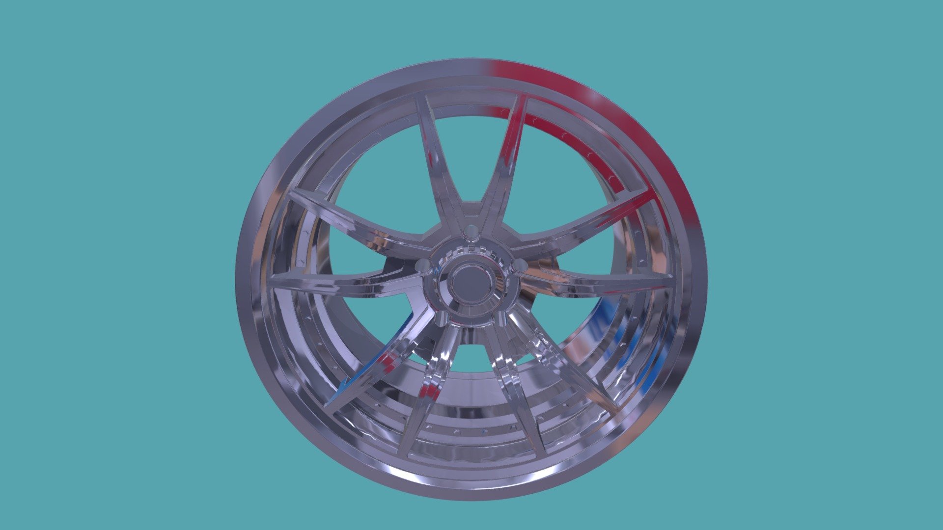 Alloy Wheel - 3D model by fasteng [1b6515a] - Sketchfab