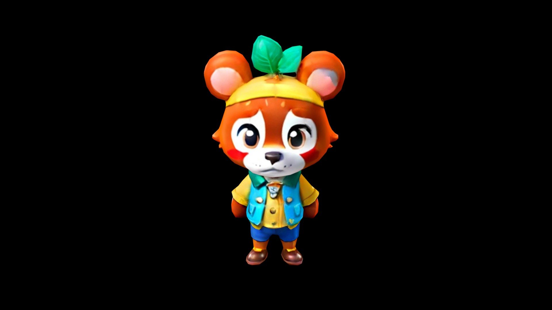 A character from Animal Crossing, a video game, - Download Free 3D ...