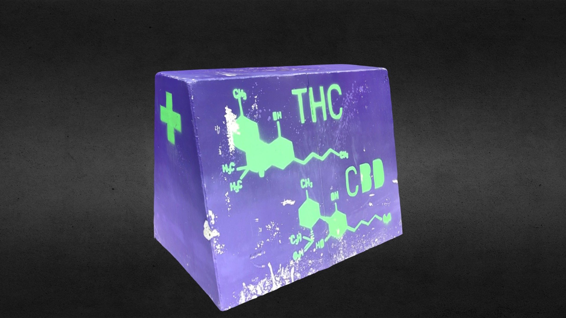 Purple THC Bollard, Oka - 3D model by Hydrand Photogrammetry (@picxels ...