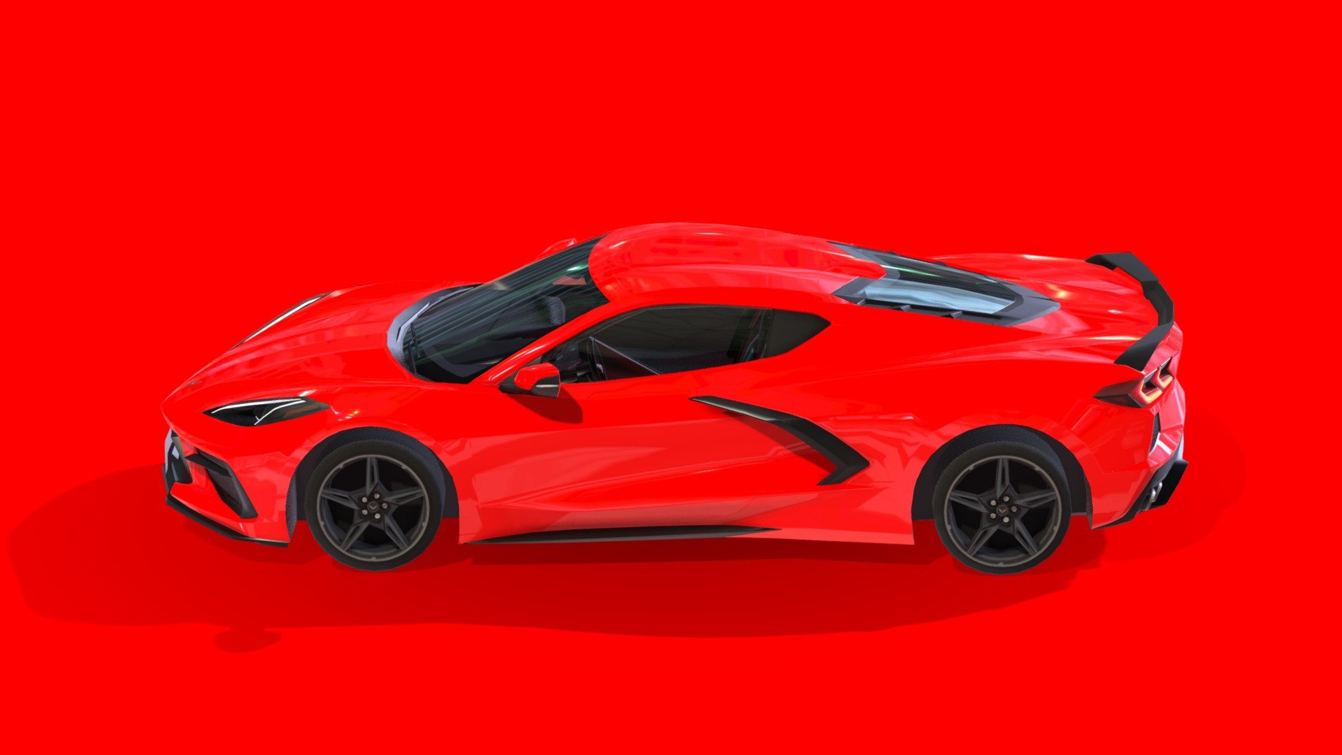 Chevrolet Corvette C8 Stingray 3LT Z51 - Download Free 3D model by Mona ...