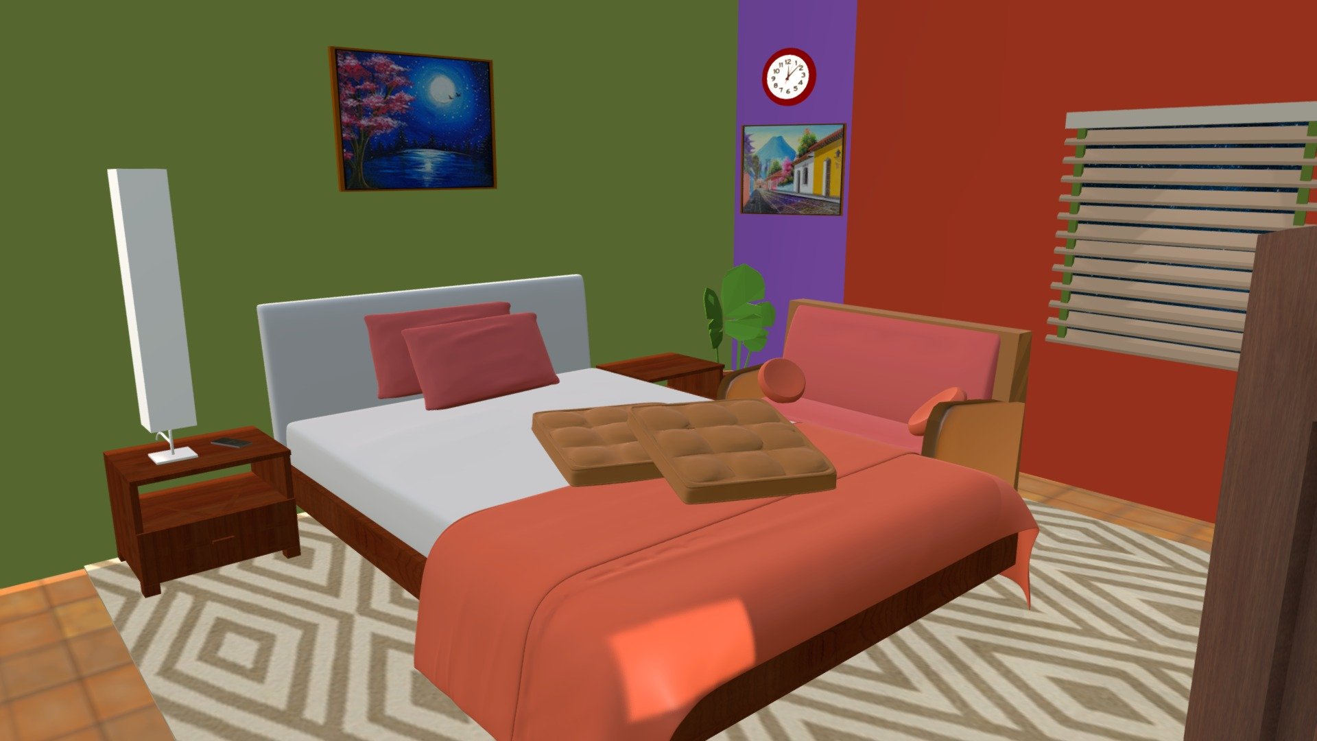 Daadi Room - 3D model by GameCraftPro [1b6a893] - Sketchfab