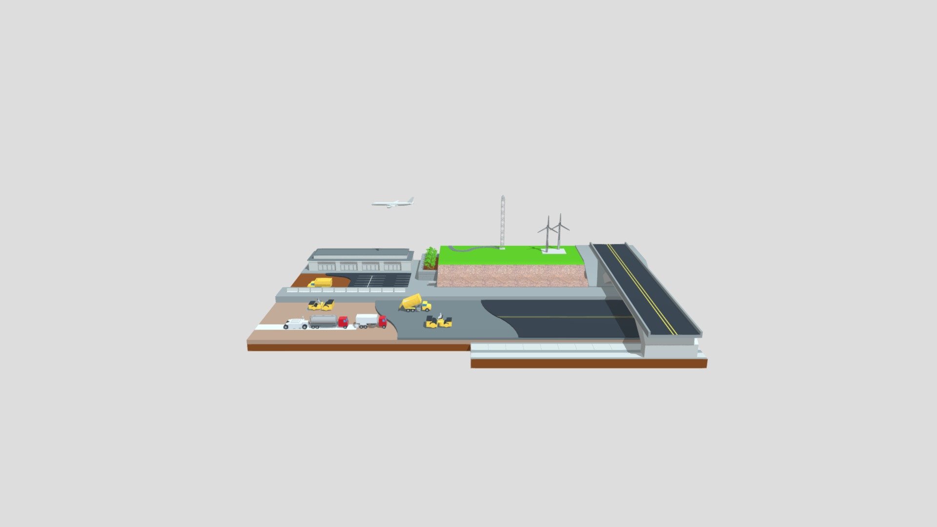 13 Road Construction V2 - 3D model by jlundy [1b6ab3d] - Sketchfab