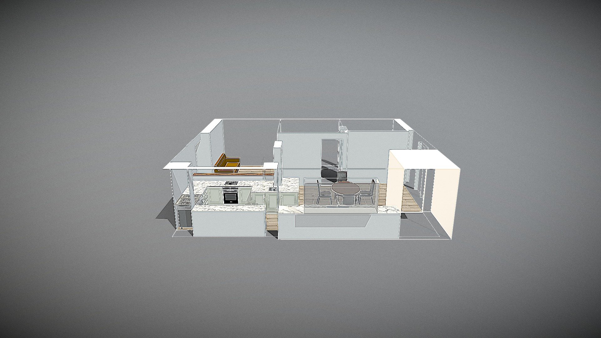 Tonks Kitchen 1 - 3D model by clemmy691 [1b6d14a] - Sketchfab