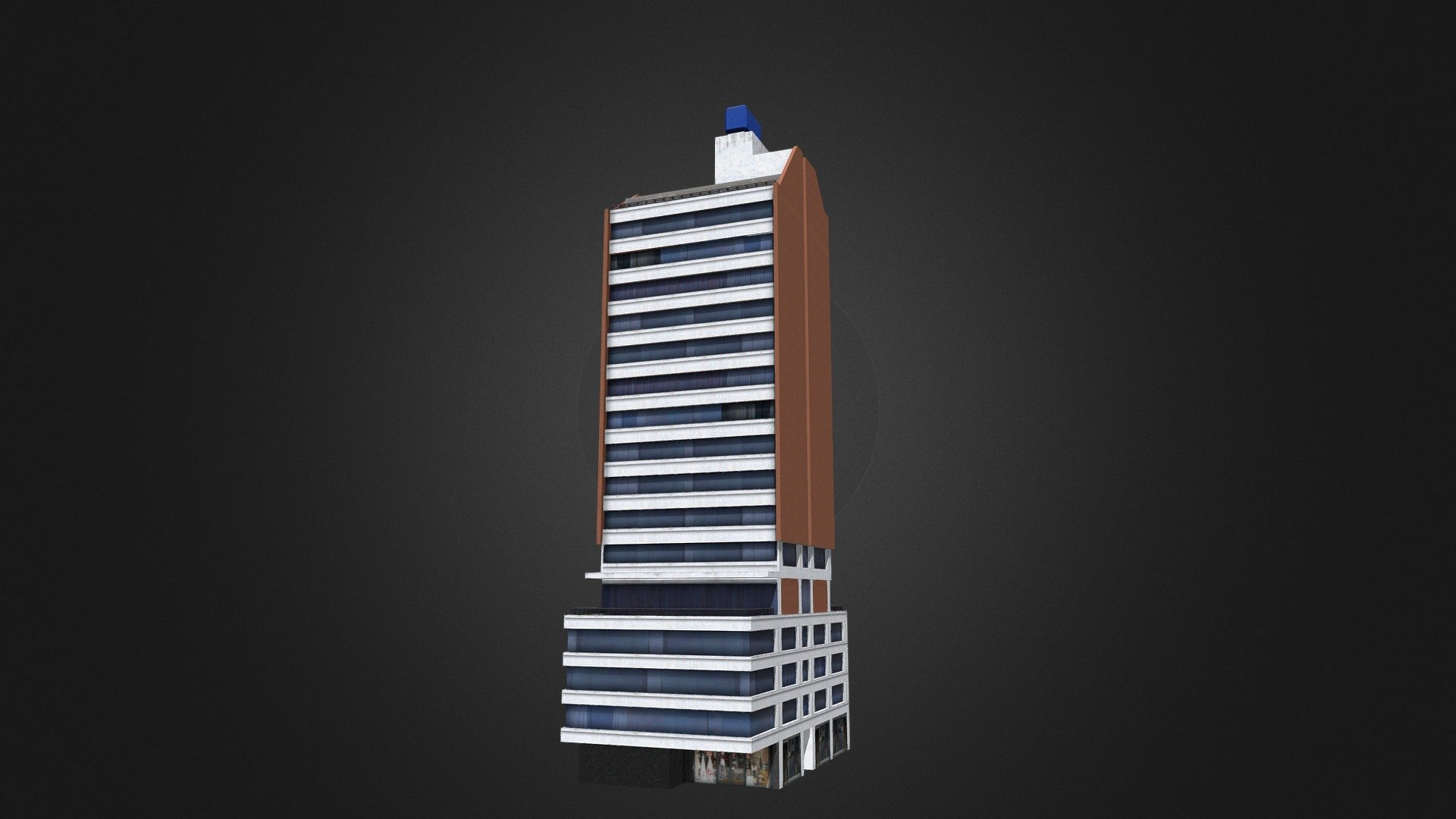 Paraguay office building - Edifico El Productor - Download Free 3D ...