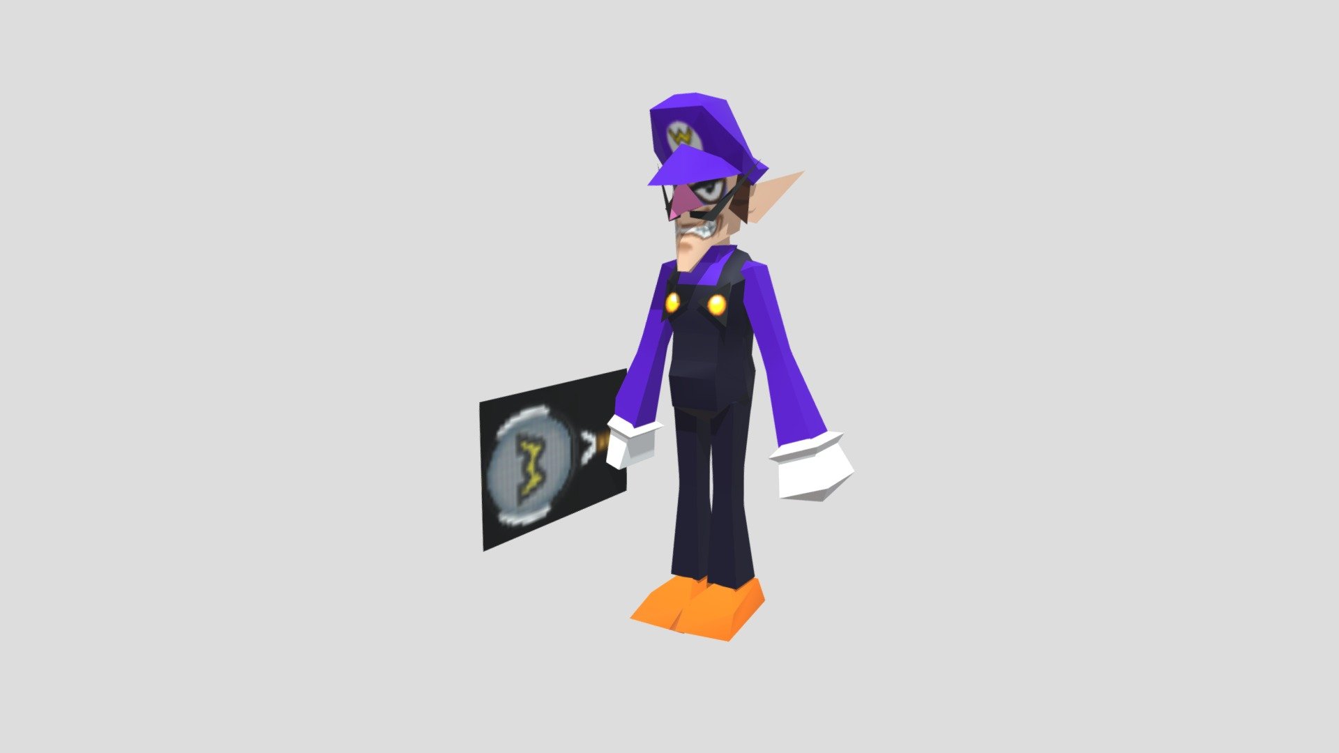Waluigi Mario Tennis 64 Ver. 2 - Download Free 3D model by ...