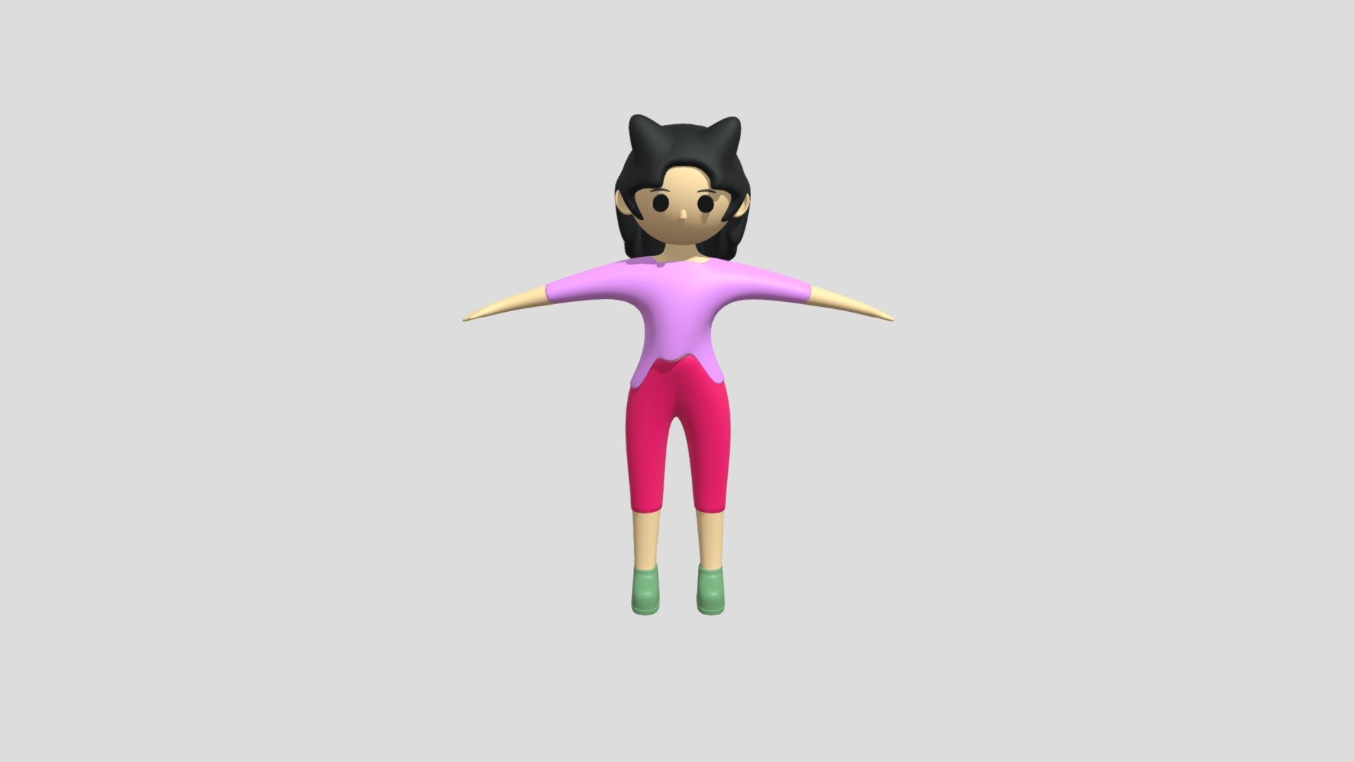 M pose, T pose - 3D model by Niphaaaa [1b6d9ce] - Sketchfab