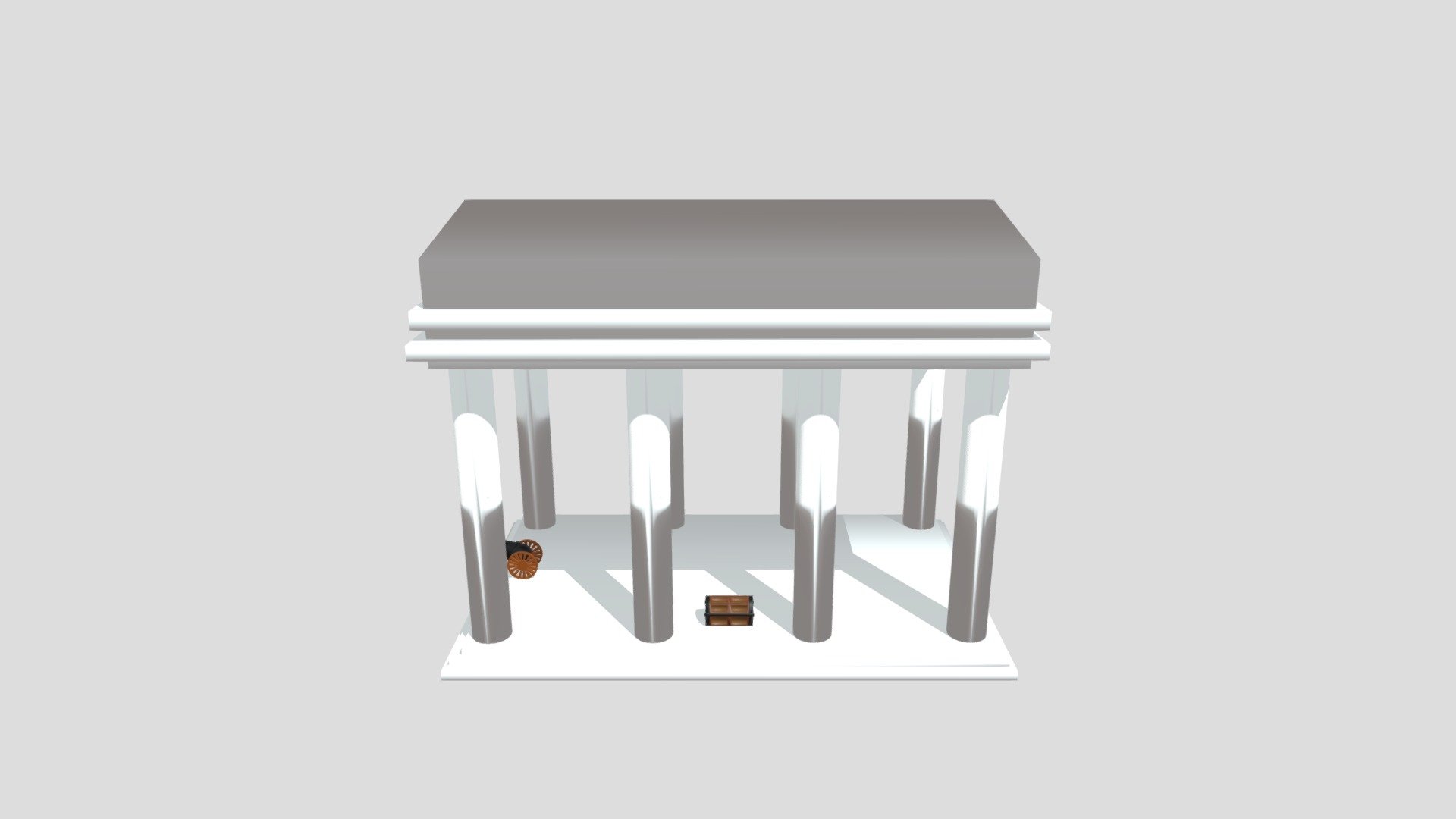 Greek Temple With Props - Download Free 3D model by Faralyzed [1b6eb9b ...