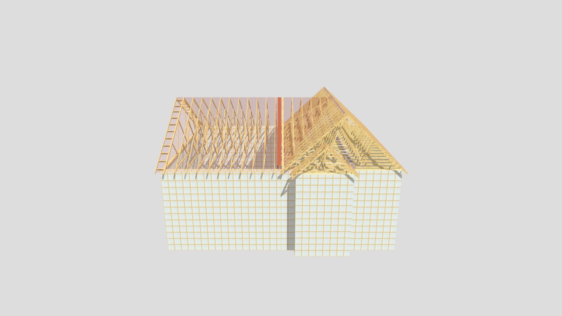 Semi- Detached - Roof Design - 3D model by HenrySemple [1b6ed64 ...