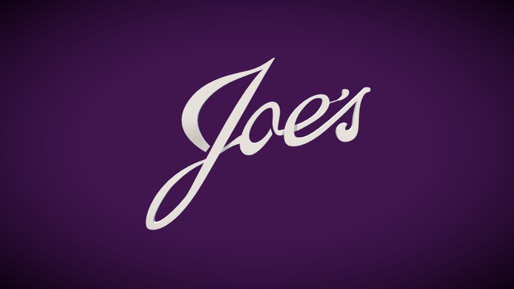 Joe's Logo - 3D model by U3D (@u3darg) [1b6eeeb] - Sketchfab