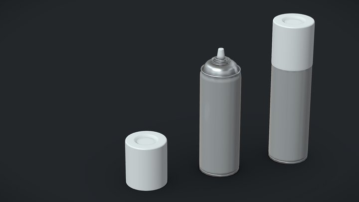 Spraycan 3D models - Sketchfab