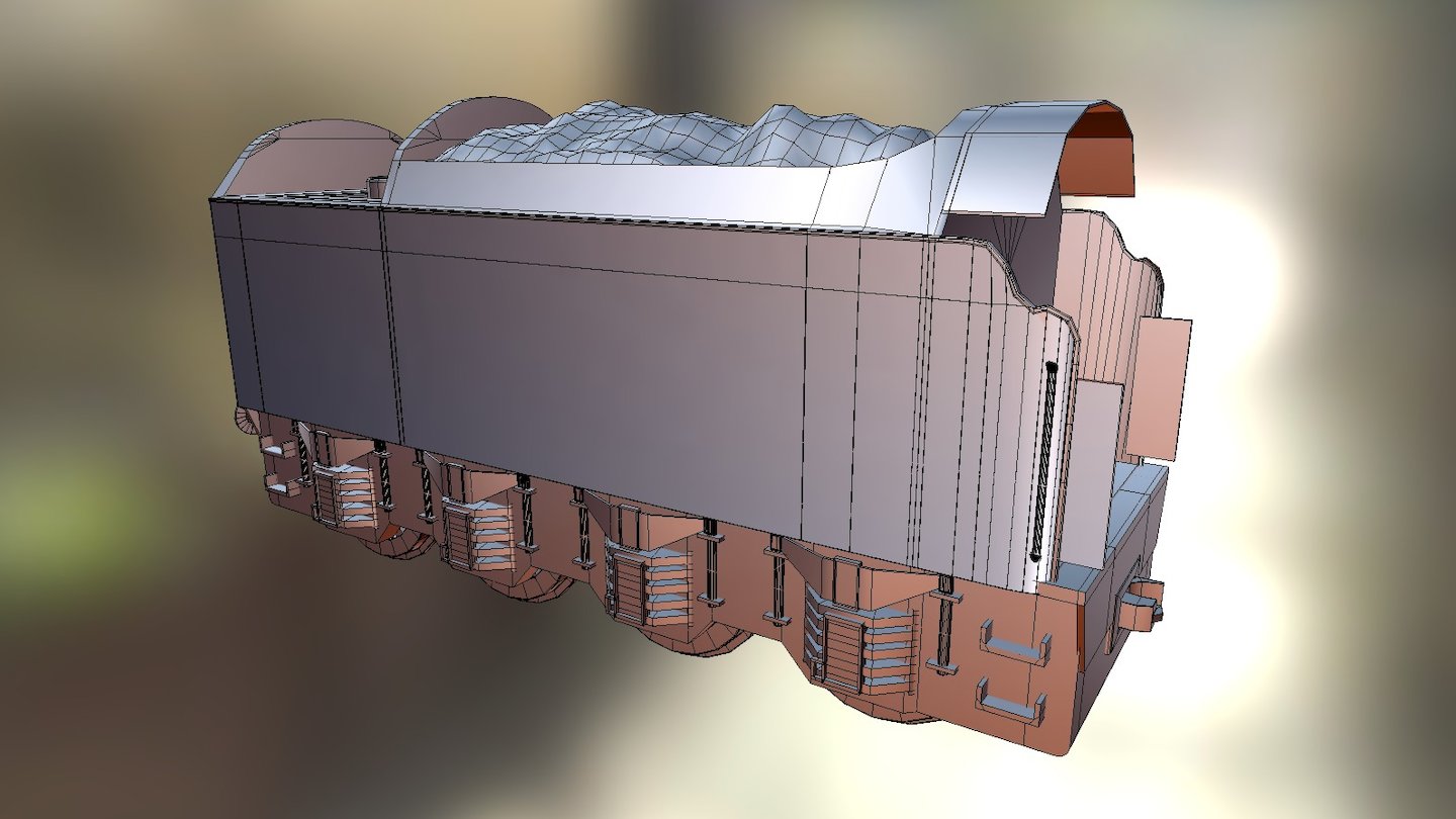 Flying Scotsman Tender - 3D model by advleon [1b735a0] - Sketchfab